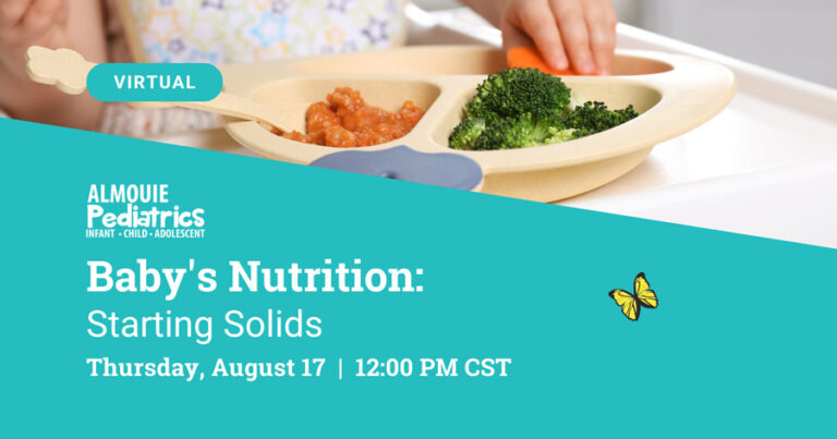 Baby's Nutrition: Starting Solid Foods Class - Almouie Pediatrics